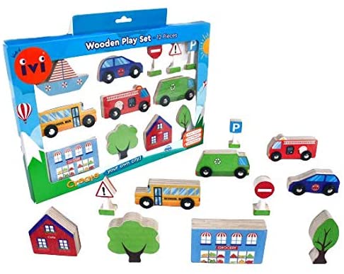 Wooden Mini City Playset – Peek A Boo Store