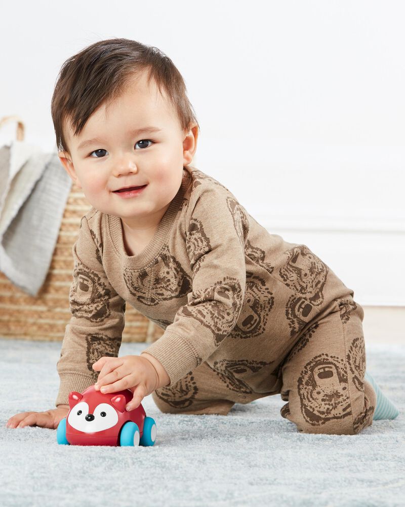 Explore & More Pull & Go Car - Fox – Peek A Boo Store